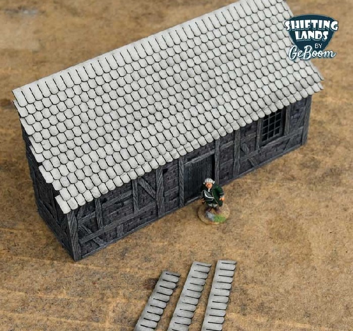 Basic round cardboard tiles K006 :: Shiftinglands Spain